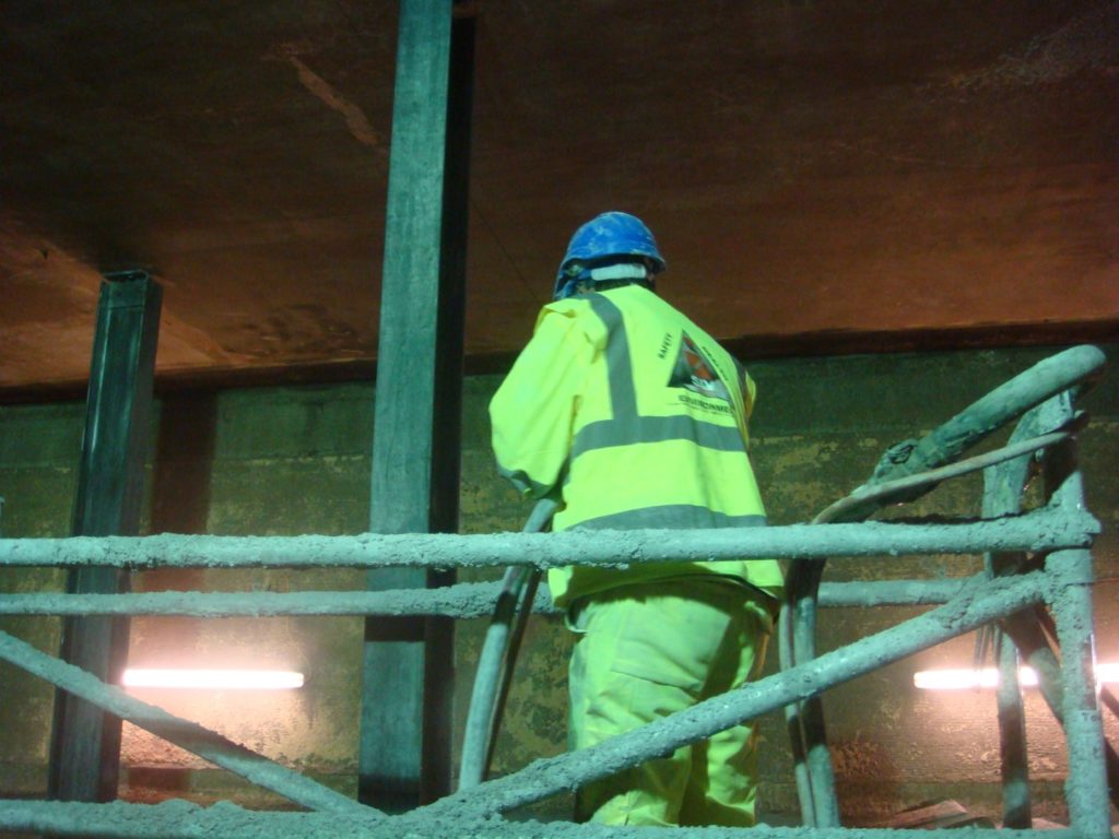 Cementitious Fire Spray - SIV Fire Protection