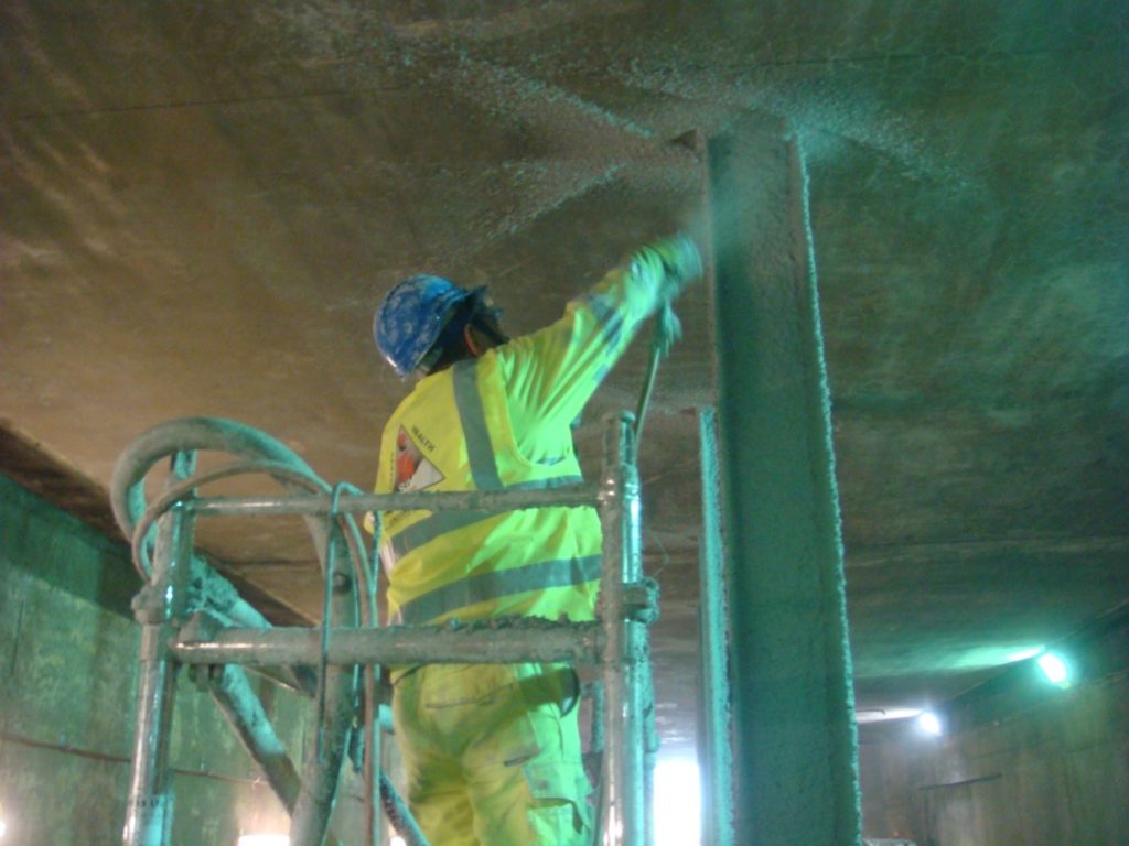 Cementitious Fire Spray - SIV Fire Protection